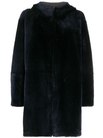 Liska manteau réversible à capuche - Bleu