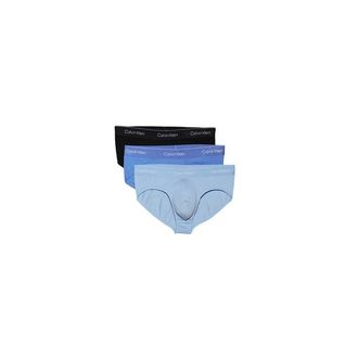 Calvin Klein Lot de 3 slips unis en coton m&eacute;lang&eacute;