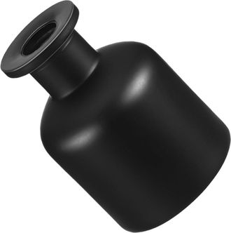 DOITOOL Aromatherapie Glas Diffuser Flasche Schwarz Nachfüllbar Duftzerstäuber Behälter für Ätherische Öle Zuhause Büro Spa