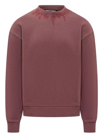 Palm Angels sweat à col rond - Rouge