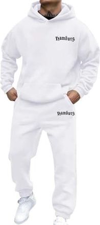 Generic Sweat a Capuche Homme Hooded Sweatshirt Hoodie Oversize Homme pour V&ecirc;tements de Sport, Mode Automne Hiver avec Style Hip Hop Streetwear