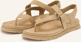 UGG Zehentrenner Goldengaze beige