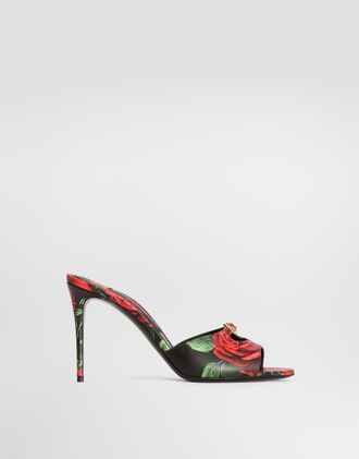 Dolce & Gabbana Ciabatta Tacco - Frau Pantoletten Und Mules Mehrfarbig 39.5