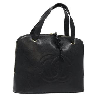 Chanel Pre-owned Cuir sacs-main - Femme - Pre-owned - Noir - Taille: ONE Size