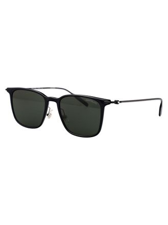 Montblanc MB0354S Metal Frame Sunglasses - Black