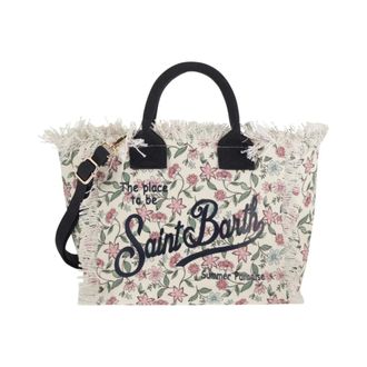 MC2 Saint Barth Femme, Sacs, Multicolore, Taille: ONE Size Floral Canvas Romantica Tote
