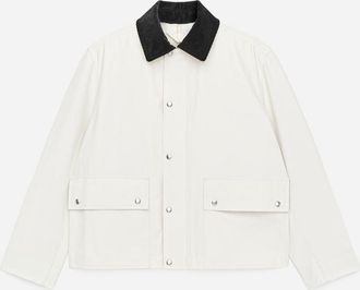 Arket Gewachste Jacke Aus Nylon Und Baumwolle -Beige