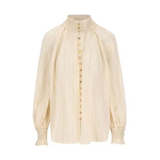 Zimmermann Aster Blouse - - Blouses & Shirts - Damen - Beige - M