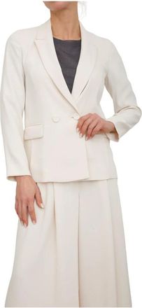 iBlues Femme, Vestes, Blanc, Taille: 44 FR Giacca Avorio