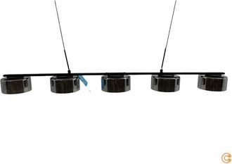 Paul Neuhaus Neuwertig] Paul Neuhaus LED-H&auml;ngelampe Rika schwarz Glas dimmbar Deckenlampe Lampe Leuchte
