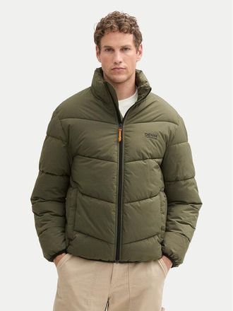 Tom Tailor Denim Winterjacke 1041776 Gr&uuml;n Relaxed Fit