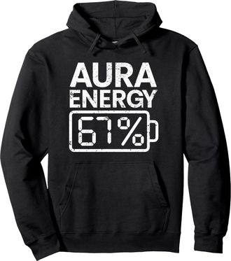 Auravibe Aura Energy Akku 67% geladene spirituelle Vibes Pullover Hoodie