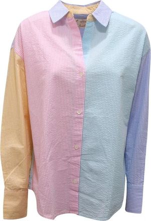 MC2 Saint Barth Cristal Seersucker Hemd - - Blouses & Shirts - Damen - Mehrfarbig - S
