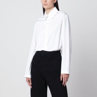 Alaia White cotton poplin shirt