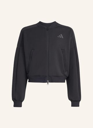 adidas Future Icons 3-Streifen Trainingsjacke, Durchgehender Reissverschluss schwarz