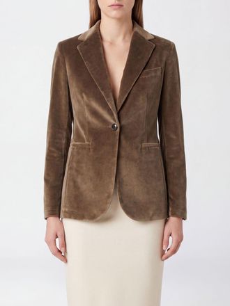Circolo 1901 Blazer droit en velours avec poches fendues