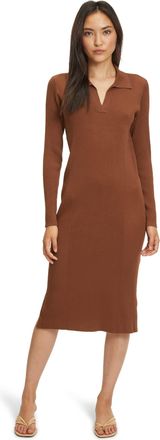 Vera Mont Damen 6402/4993 Kleid, Tabak, 32