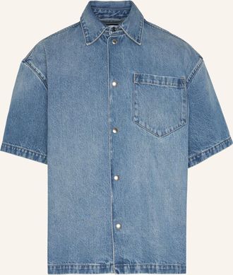 7 For All Mankind Shirt Over Camp blau