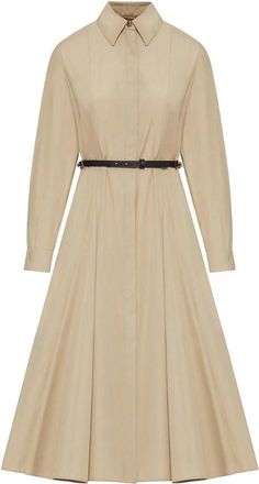 Max Mara Knielanges Kleid - Beige