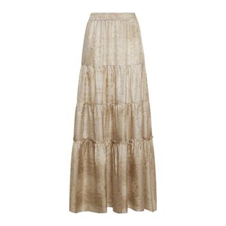 Pierre-Louis Mascia Aloe Maxirock - - Skirts - Damen - Beige - S