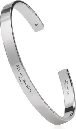 Maison Margiela Armspange mit Logo - Silber