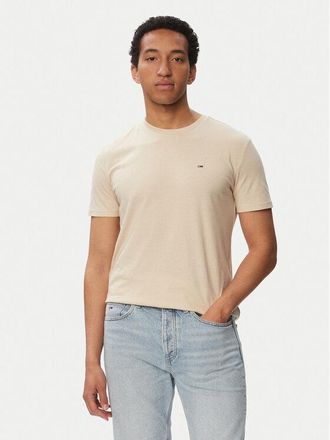 Tommy Jeans T-Shirt Jaspe Htr Tee Ext DM0DM20363 Beige Slim Fit