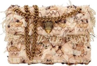 Kurt Geiger Femme, Sacs, Beige, Taille: ONE Size Mini Kensington Tweed