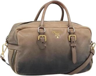 Prada Pre-owned Vintage Hand Bag - Femme - Pre-owned - Beige - Taille: ONE Size