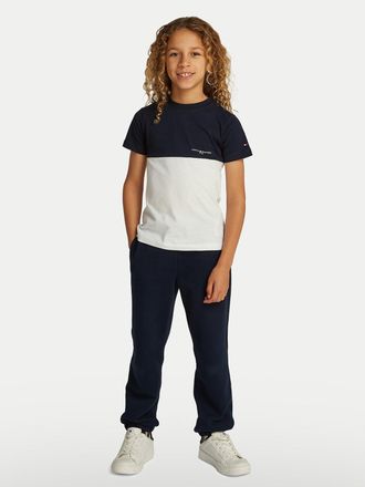 Tommy Hilfiger T-Shirt KB0KB09617 D Dunkelblau Regular Fit