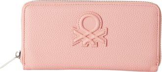 Benetton Damen Portafoglio 618udy072 Geldb&ouml;rse, Rosa, S (Tall)