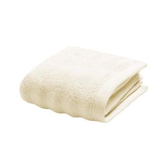 Douceur d'Intérieur Gästehandtuch (30 x 50 cm) Maya Elfenbein, Frottee, einfarbig, 100% Baumwolle