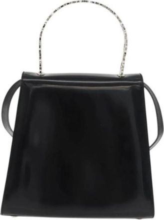 Ferragamo Sac &agrave; main en cuir doccasion - Femme - Pre-owned - Noir - Taille: ONE Size