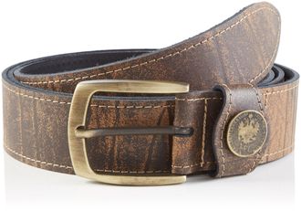 Werner Trachten Unisex Gürtel Trachtengürtel, Gr. 80 cm, Braun (braun rugato 565)