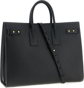 Saint Laurent Sac de Jour Top Handle Bag - Black
