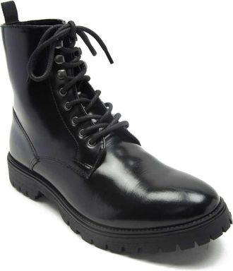 OFF THE HOOK Lander - Bottines vernies en cuir à lacets - Noir