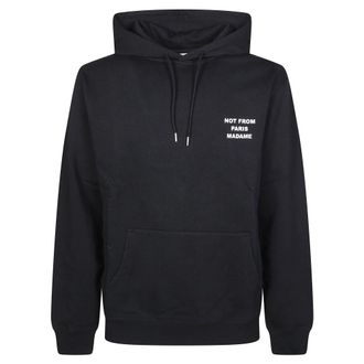 Dr&ocirc;le de Monsieur Homme, Sweatshirts et sweats &agrave; capuche, Noir, Taille: S Sweat &agrave; capuche Slogan Audacieux