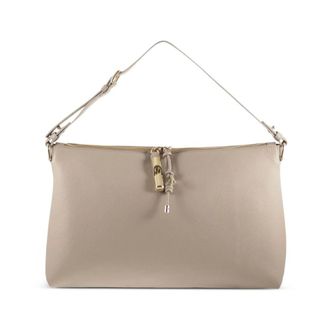 Furla Femme, Sacs, Beige, Taille: ONE Size Goccia Shoulder Bag
