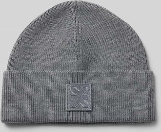 Karo Kauer Beanie aus reiner Wolle