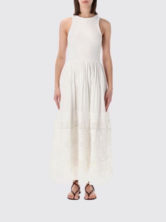 Polo Ralph Lauren Robe Femme couleur Blanc