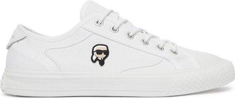 Karl Lagerfeld Sneakers aus Stoff Rae Karl NFT KL60331N Wei&szlig;