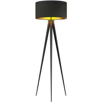 Lindby Neuwertig] Lindby Benik Tripod Stehlampe s Tandleuchte Stehleuchte Wohnzimmerlampe Schw807 B-Ware