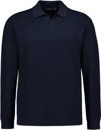 Boggi Milano Herren Pullover blau unifarben