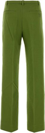 Miu Miu Verde Pantaloni Trousers