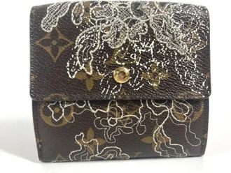 Louis Vuitton unisex, Pre-owned, Brun, Taille: ONE Size Portefeuille en toile Pre-owned