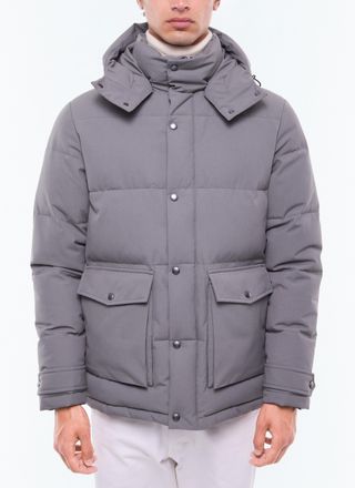 Fursac Doudoune &agrave; capuche en toile d&eacute;perlante - Taille XXL - Homme