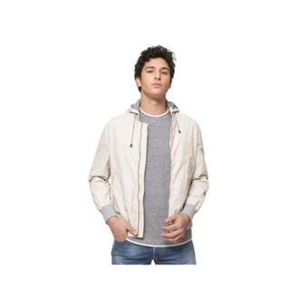 Brunello Cucinelli Beige Sable Blouson-Jacke mit Kapuze - - Jackets - Herren - Beige - 3XL