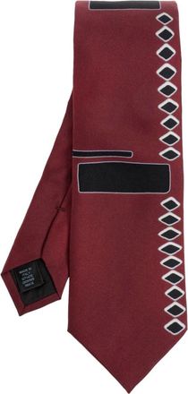 Dolce & Gabbana Homme, Accessoires, Rouge, Taille: ONE Size Cravate en soie