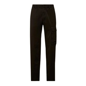 C.P. Company C.p. Company, Homme, Pantalons, Noir, Taille: M Pantalon Cargo Regular en Sateen Stretch