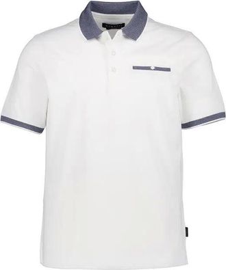 Bugatti Herren Polo-Shirt weiß