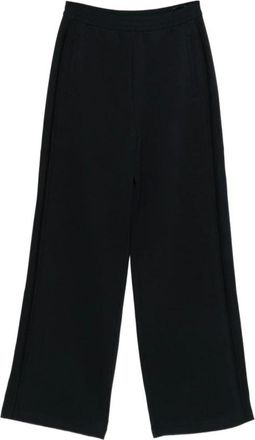 Emporio Armani Femme, Pantalons, Bleu, Taille: 44 FR Pantalon Large